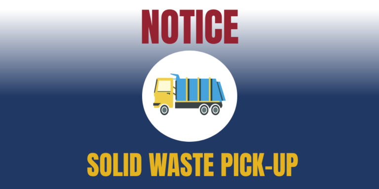 Notice: Solid Waste Pick-Up - Village of Bald Head Island