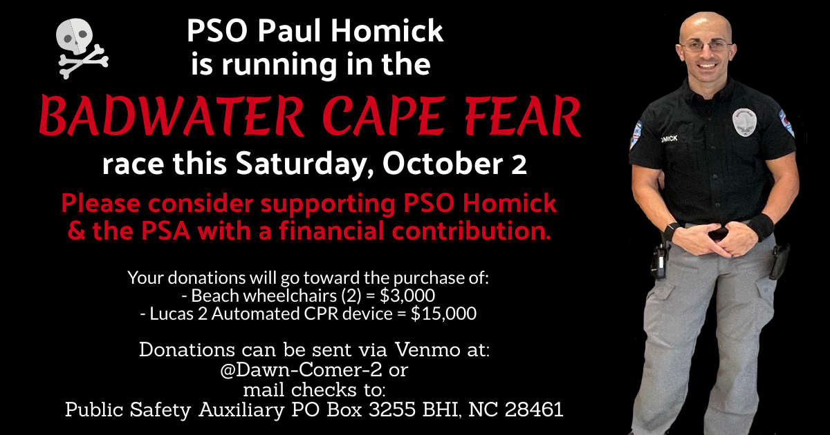 PSO to Run in the Badwater Cape Fear Race to Raise Donations for the ...