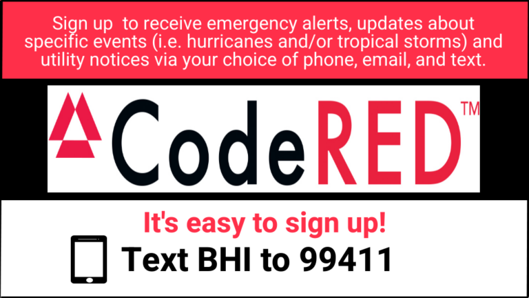 CodeRED System Test Taking Place This Month - Village of Bald Head Island