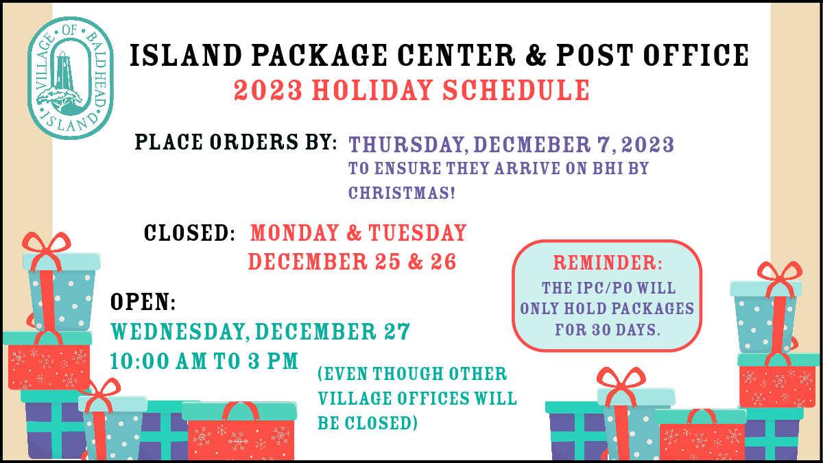 Updates and Reminders - Village of Bald Head Island